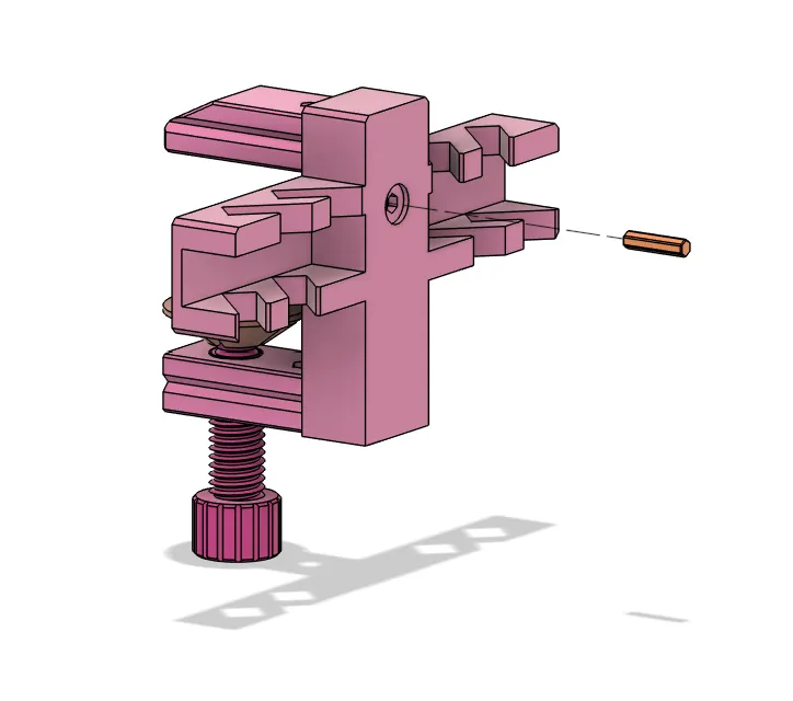 Cable Holder (desk clamp attachment) - Free 3D Print Model - MakerWorld
