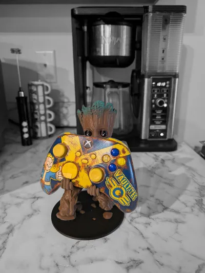 Baby Groot Controller Holder A1 Mini - Free 3D Print Model - MakerWorld