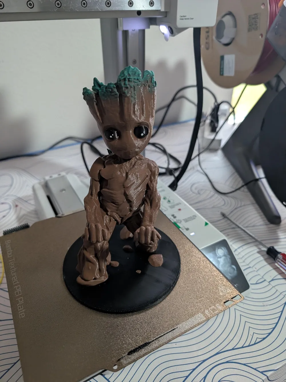 Baby Groot Controller Holder A1 Mini - Free 3D Print Model - MakerWorld