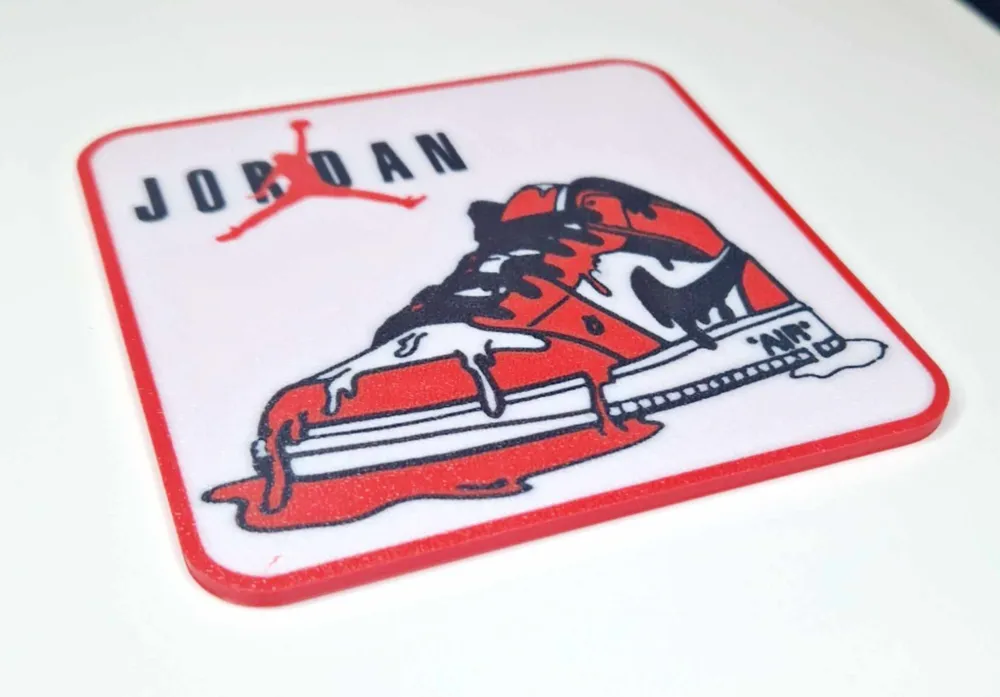 Nike Air Jordan Trainer Coasters (Multiple Colour) by SteveA - MakerWorld