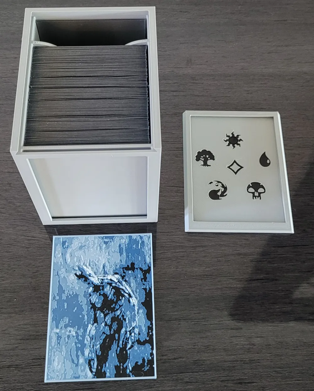 MTG Commander Box (optional front HueForge card) by brazerker - MakerWorld