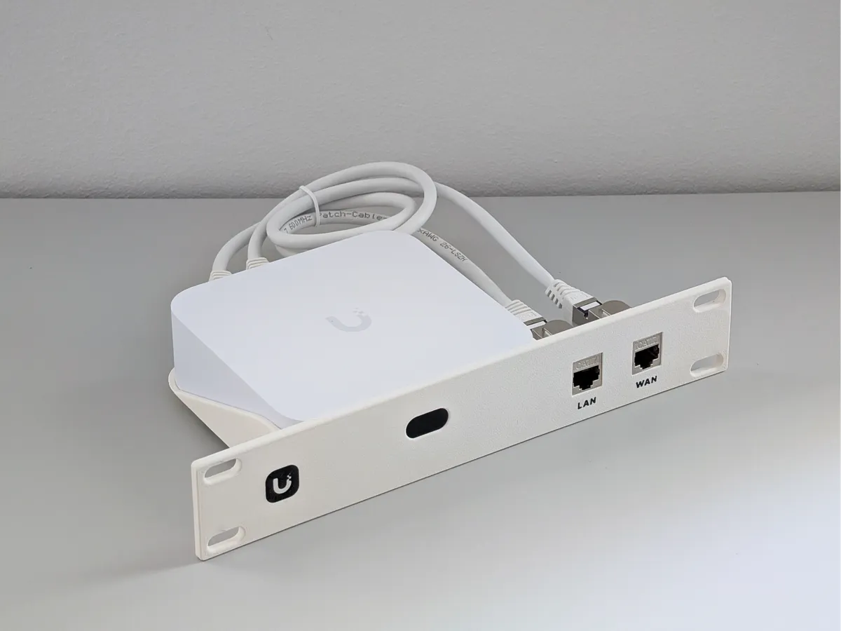 10-inch Rack Mount for Unifi Express 7 + PSU Mount - Free 3D Print ...