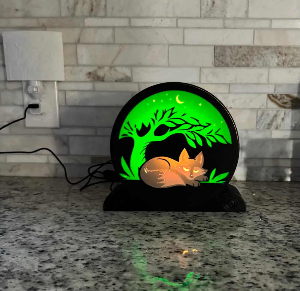Fox Light Box by MI3dPrint - MakerWorld