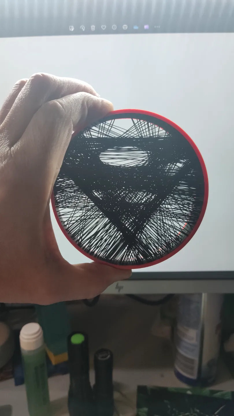 Superman String Art by Michele MM3D - MakerWorld