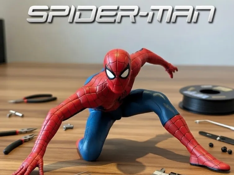 Spider-man Figure Marvel - Free 3D Print Model - MakerWorld