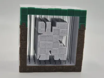 Minecraft Letter K String Art Alphabet by Timke MakerWorld: Download ...