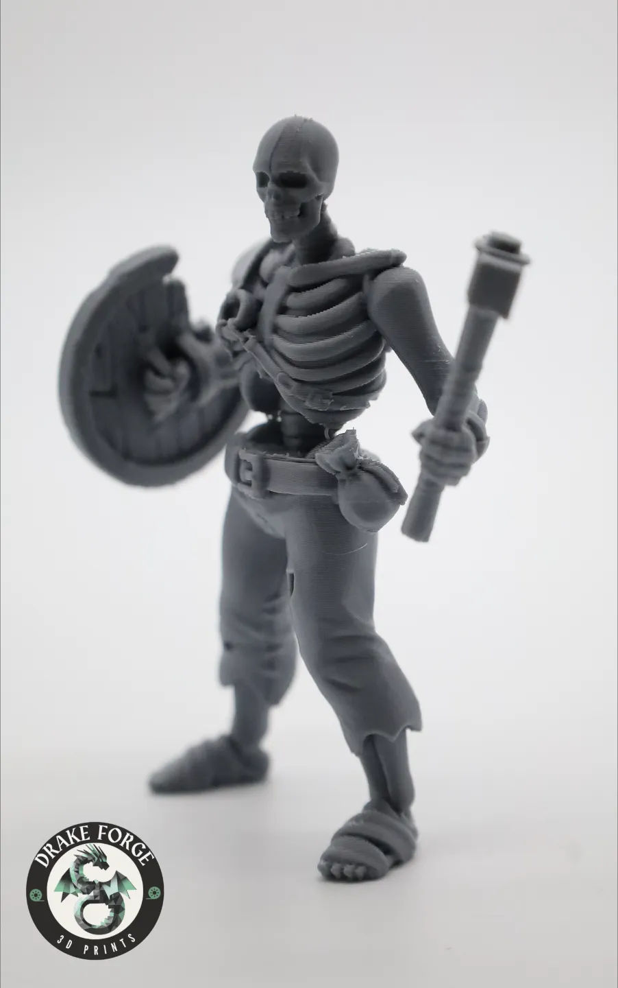 DnD mini monster Skeleton Warrior RPG/Dungeons by drakeforge3d MakerWorld: Download Free 3D Models