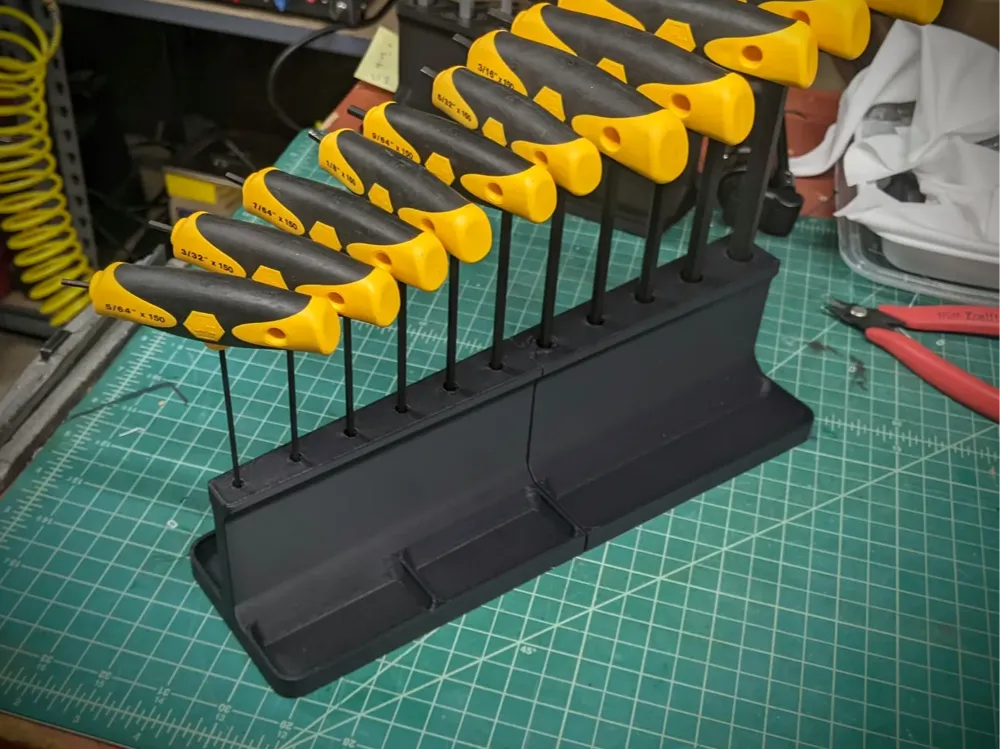 Hex Wrench Stand - Imperial v2.2 by MoarInfill - MakerWorld