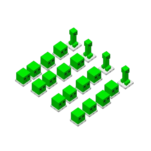 Fun Minecraft Chess Set by SolarTim - MakerWorld