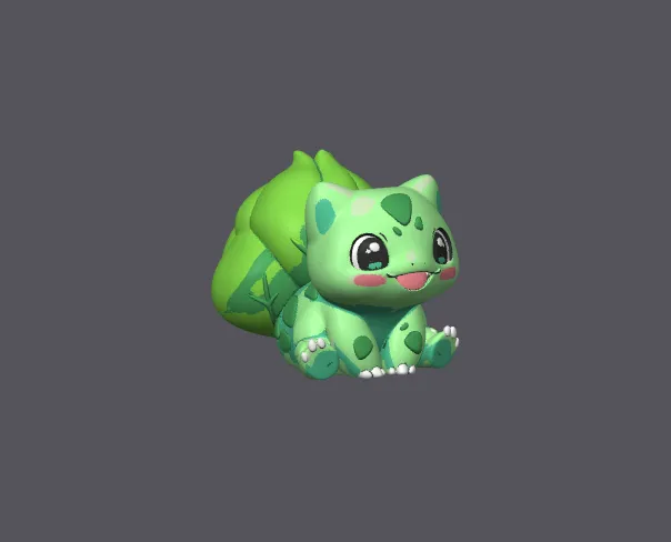 Pokemon Bulbasaur - Free 3D Print Model - MakerWorld