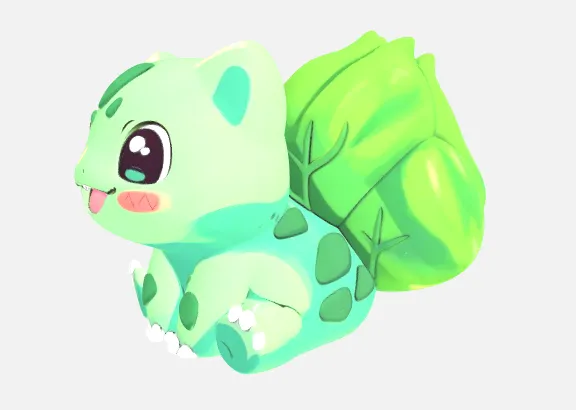 Pokemon Bulbasaur - Free 3D Print Model - MakerWorld