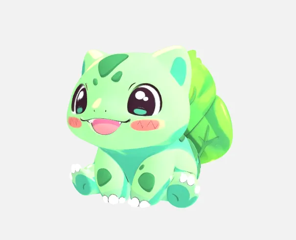 Pokemon Bulbasaur - Free 3D Print Model - MakerWorld