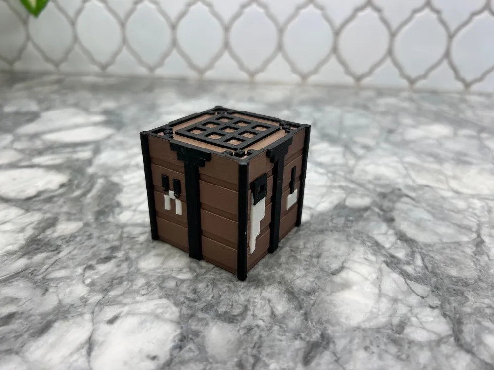 Crafting table - Minecraft 033 - Free 3D Print Model - MakerWorld