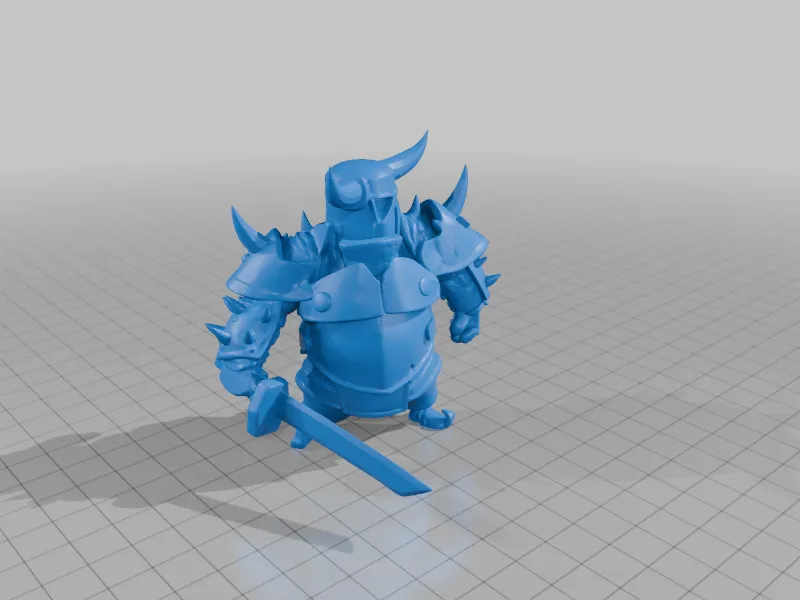 Clash Royale: P.E.K.K.A by FireDragon3D MakerWorld: Download Free 3D Models