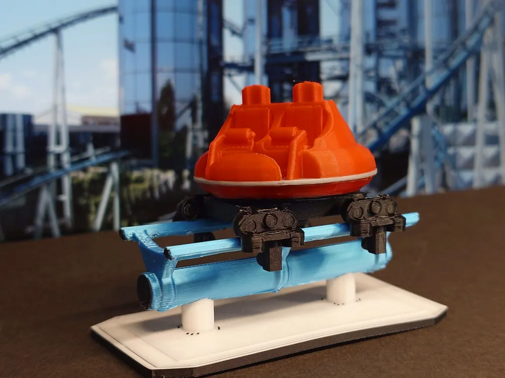 Mack Rides spinning coaster (Euro Mir) Europa Park - Free 3D Print ...