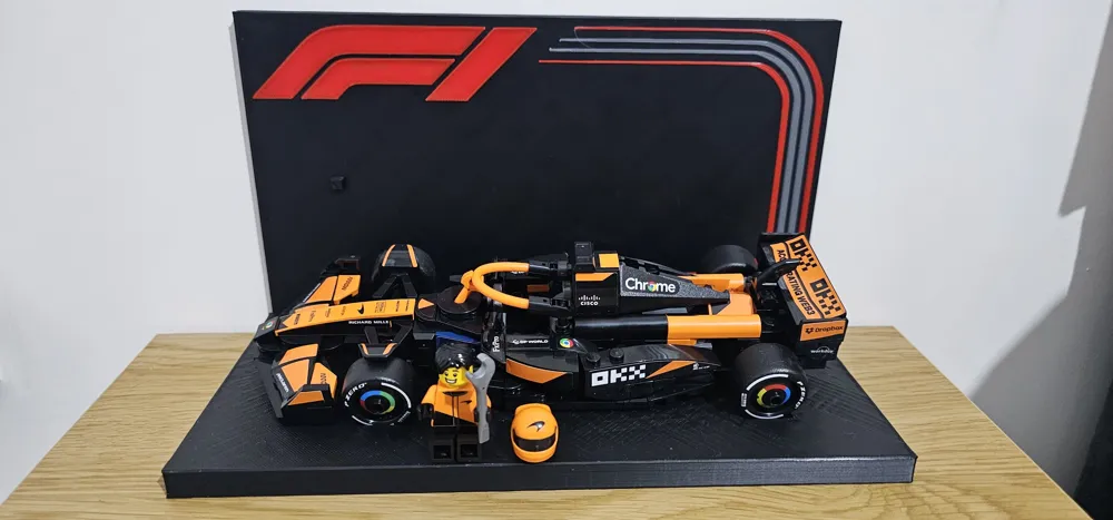 F1 Speed Champions Display Stand - Free 3D Print Model - MakerWorld