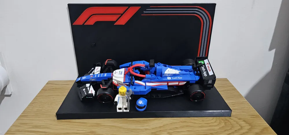 F1 Speed Champions Display Stand - Free 3D Print Model - MakerWorld