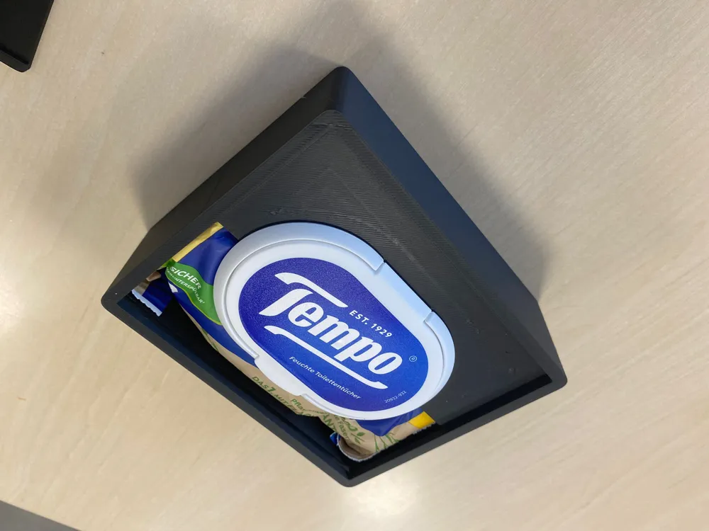 Wet Wipe (Tempo) Box with Pram / Stroller Mount - Free 3D Print Model ...