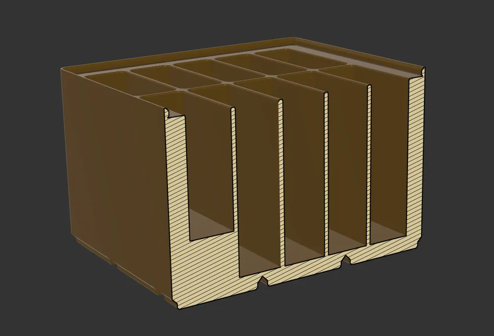 EDC knife storage for gridfinity by Niclas G - MakerWorld