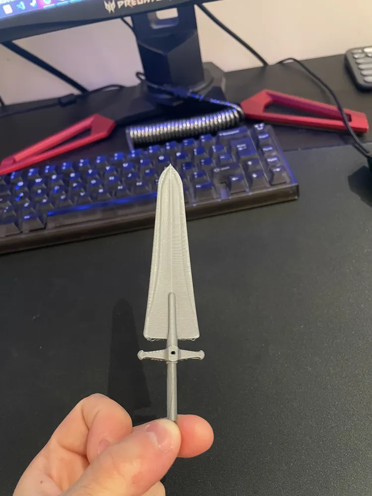 Black Clover Asta's Sword - Free 3D Print Model - MakerWorld