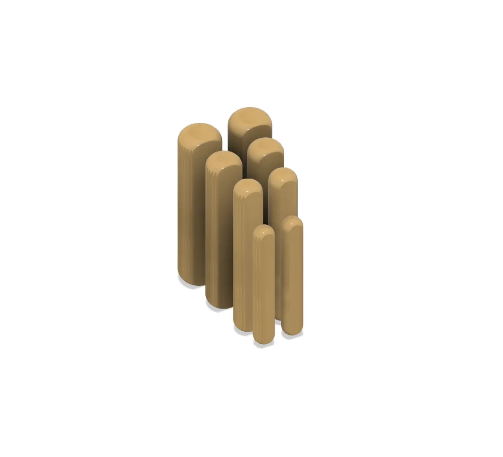 Ikea Dowel Pin collection 6-8-10-12mm - Free 3D Print Model - MakerWorld