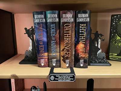 Mistborn Fan Bundle Bookends - Free 3D Print Model - MakerWorld