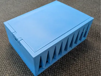 Locking Sliding Lid Box with by Adivor MakerWorld: Download Free 3D Models