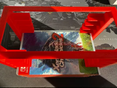 Stackable Nintendo Switch games rack Remixed by Tongo - MakerWorld