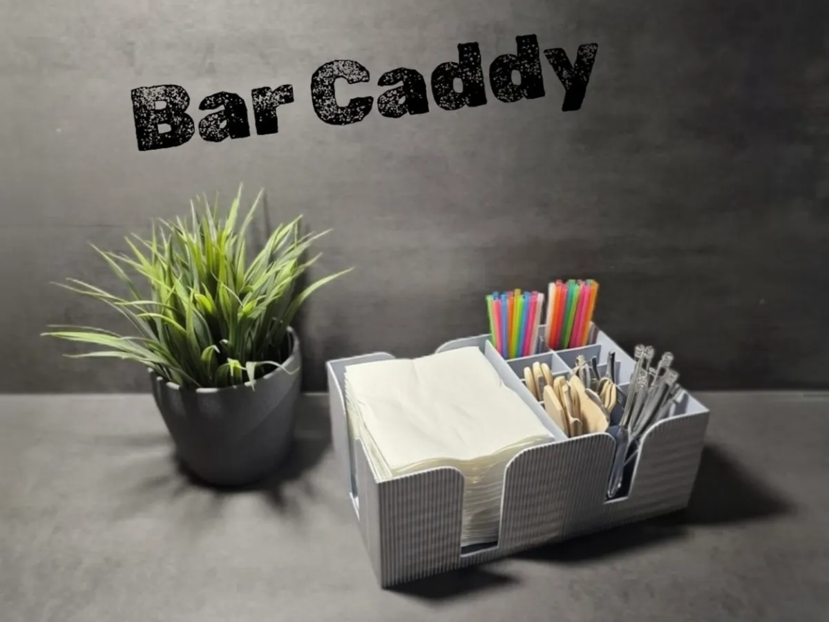 Professional Bar Caddy / Tray - Free 3D Print Model - MakerWorld