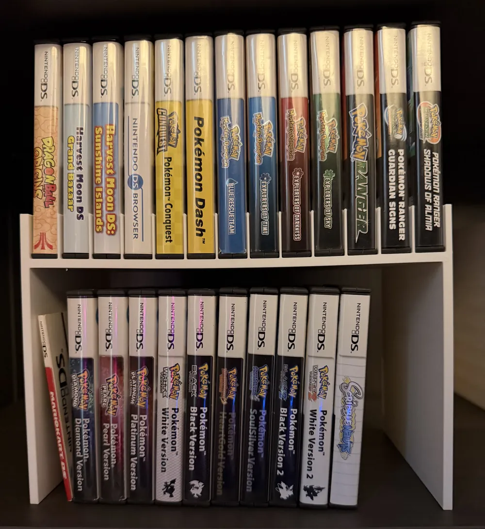 Estantería para 27 juegos de Nintendo DS - Modelo de impresión 3D ...