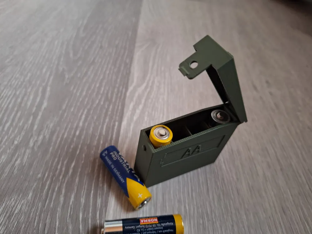 AA Battery Box (Ammunition Box) by Ghost__Rider MakerWorld: Download Free 3D Models