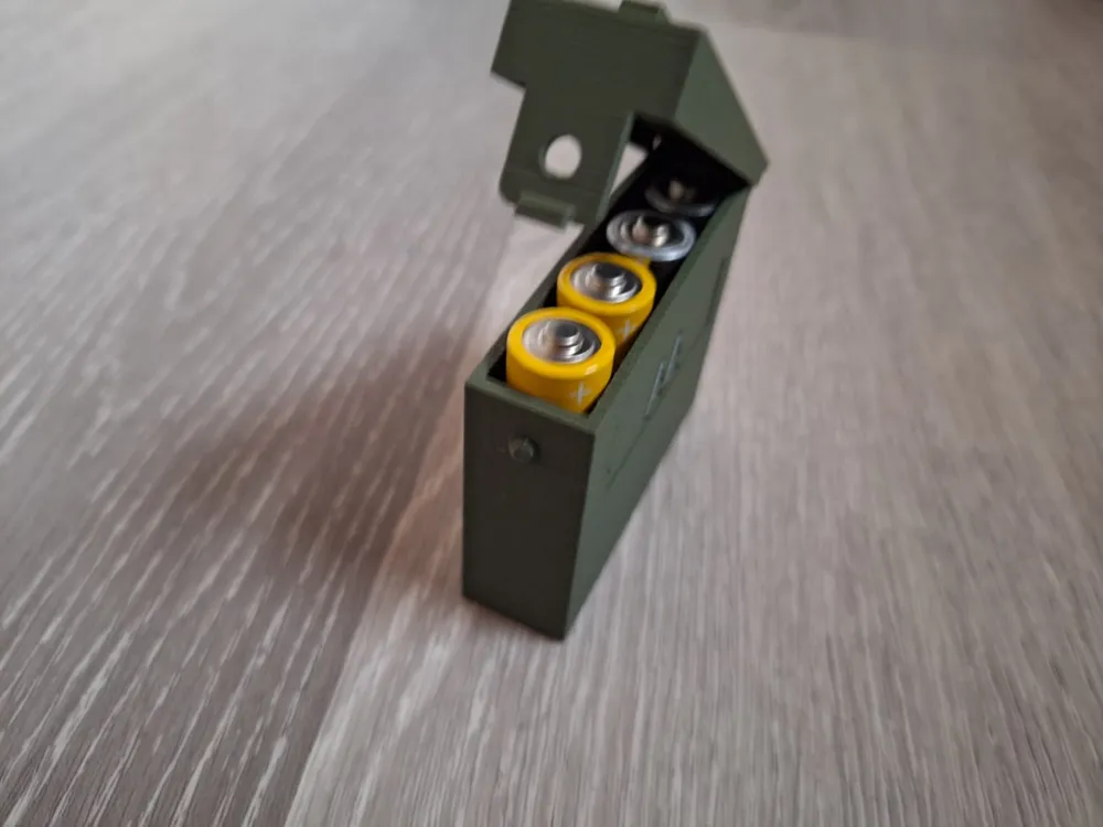 AA Battery Box (Ammunition Box) by Ghost__Rider MakerWorld: Download Free 3D Models