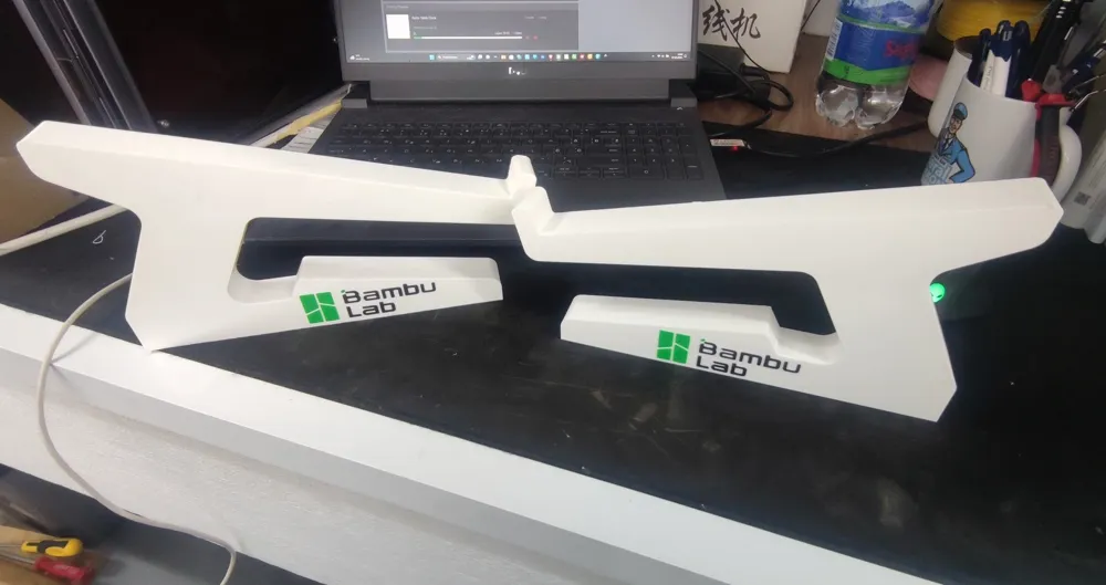 Strong Laptop Stand with Keyboard Tray by 3D Print Masters Hub - MakerWorld