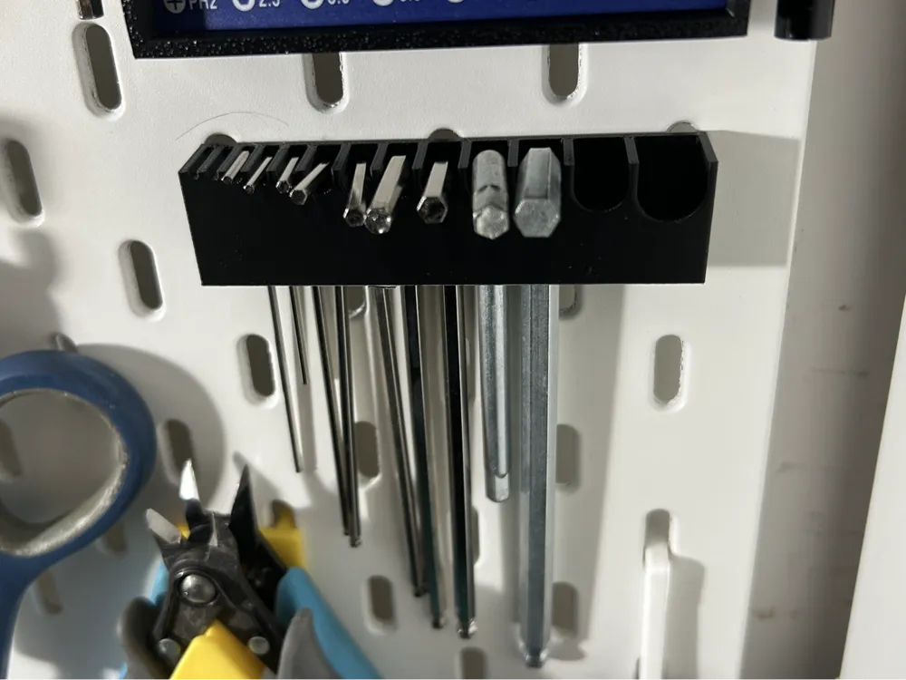 Allen hex screws holder for IKEA SKADIS by TuringComplete - MakerWorld