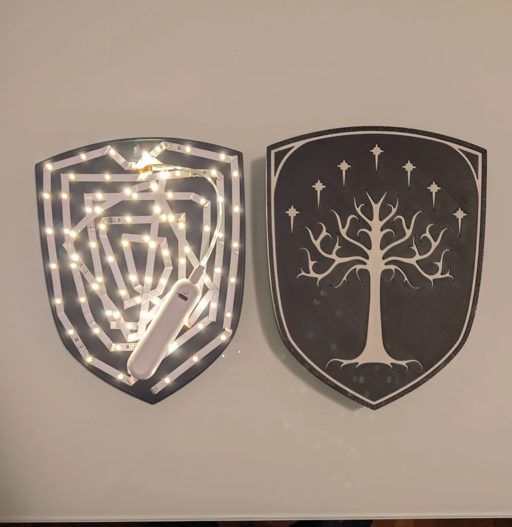 Gondor Wall Lamp (LOTR) - No AMS & Wireless - Free 3D Print Model ...