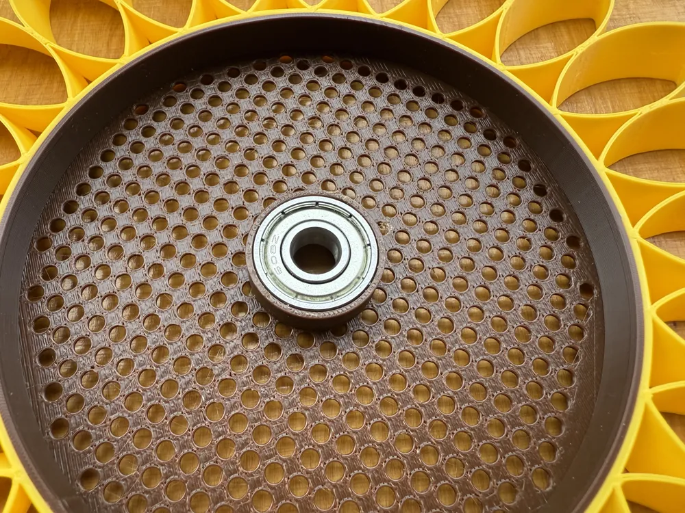 Sunflower Windmill with Ball Bearings by Bastelwastl_66 MakerWorld ...