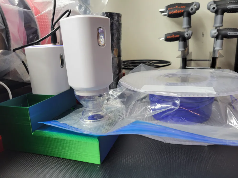 Filament Storage Bag Vacuum Pump Stand and Riser by dalelovelace ...