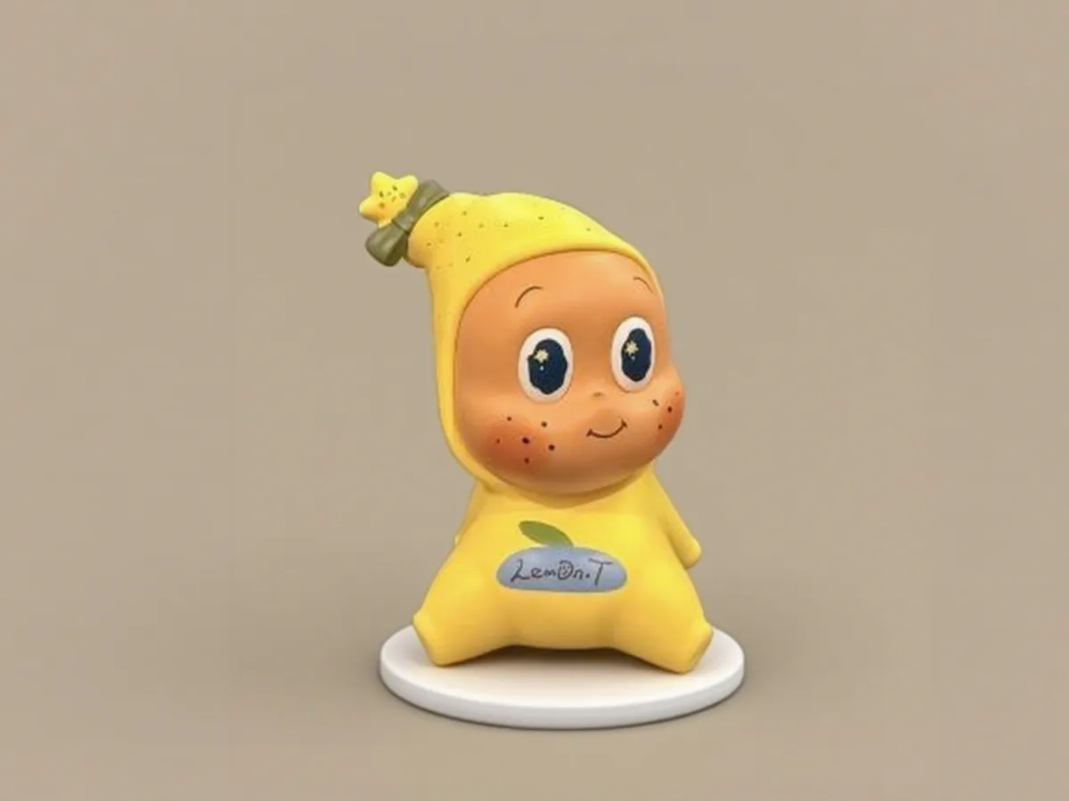 Lemon Star Person - Pop Mart Cute Star Person Ornament Mystery Box ...