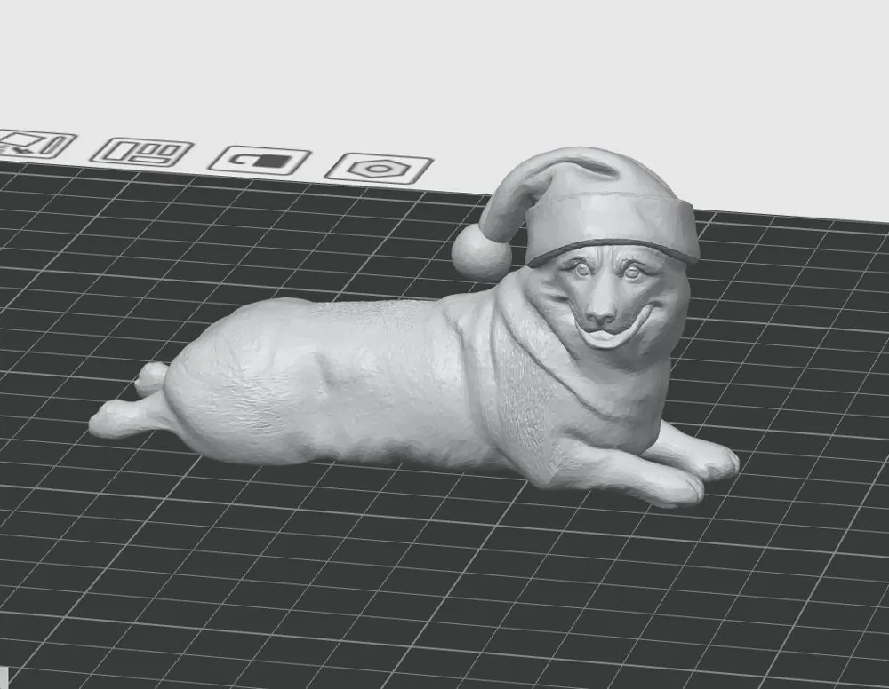 圣诞柯基 - 免费 3D 打印模型 - MakerWorld