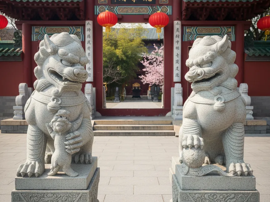 Guardian Lions of Pairi Daiza — The Middle Kingdom - Free 3D Print ...