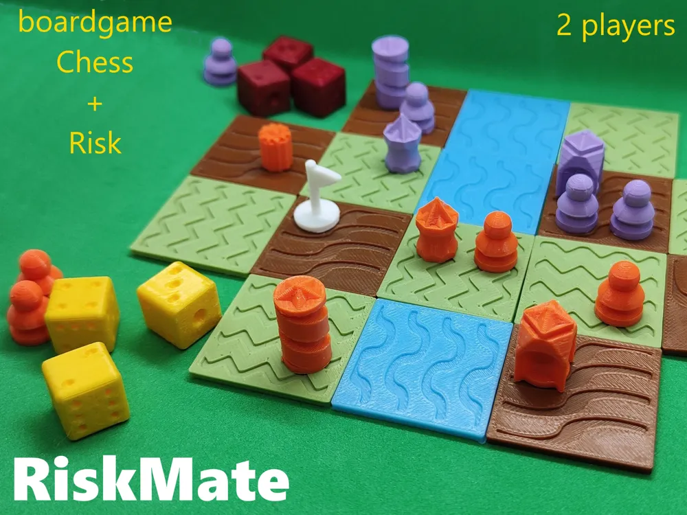 RiskMate - the fusion of chess and Risk! - Free 3D Print Model - MakerWorld