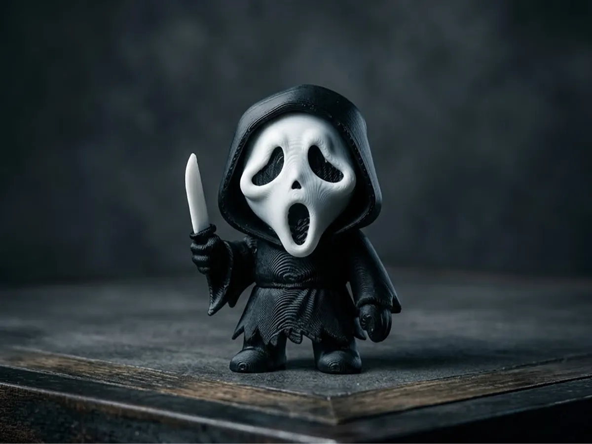 mini flexi Ghostface - Free 3D Print Model - MakerWorld