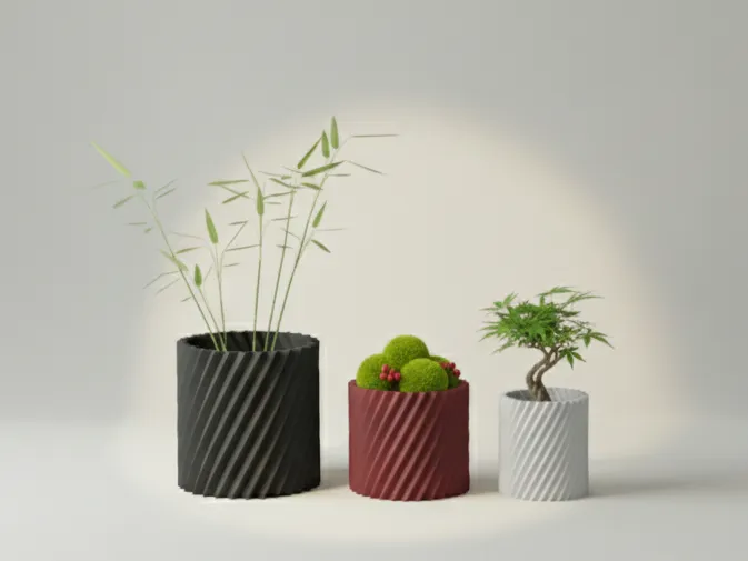 Cute Pot - Free 3D Print Model - MakerWorld