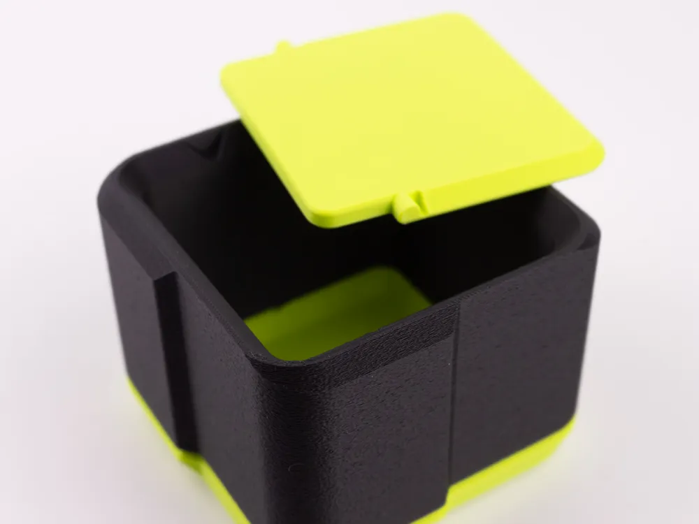 Modular Magnetic Bin with Swing Lid - Free 3D Print Model - MakerWorld