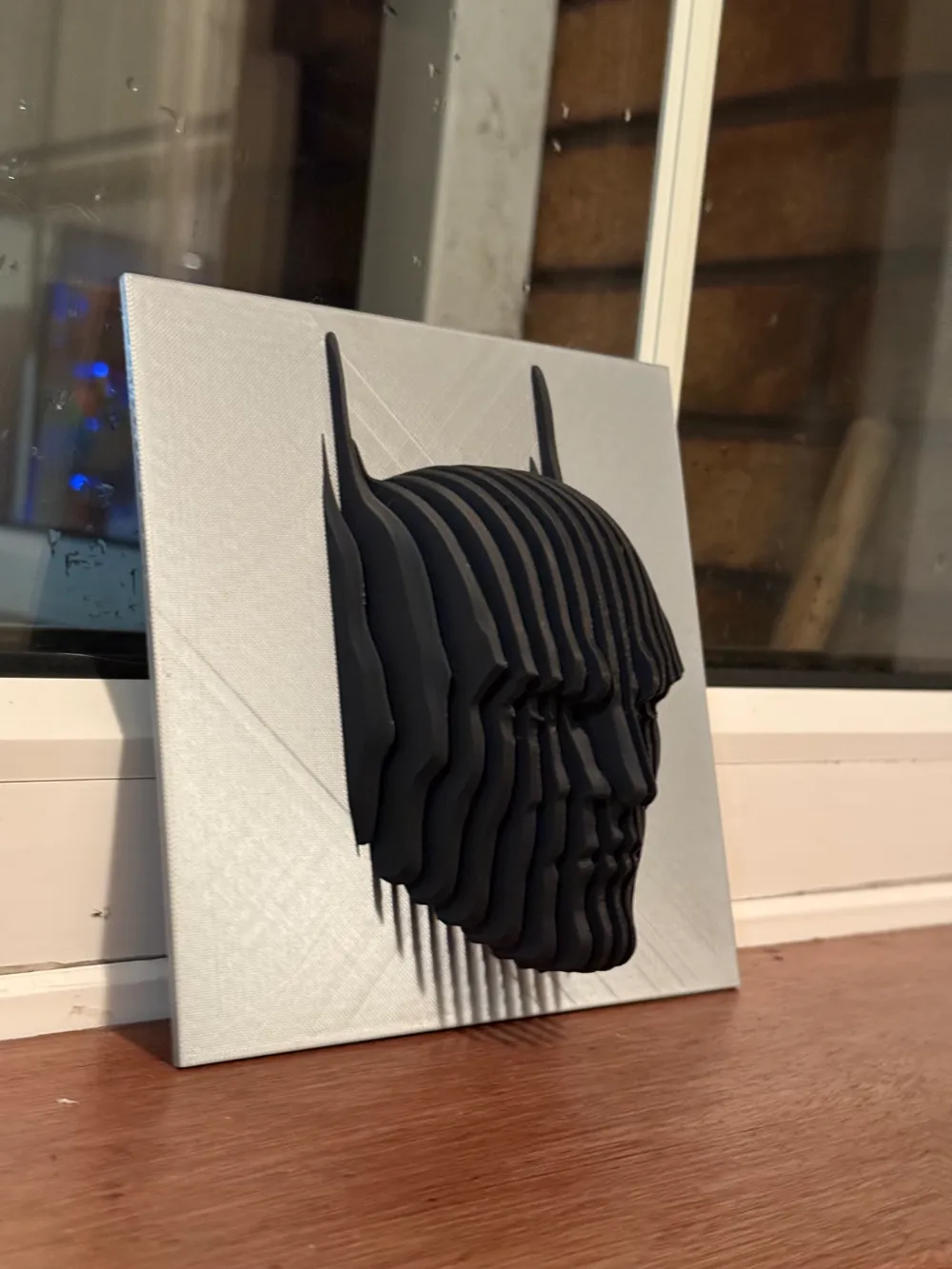 Batman Face - Wall Art - Layered by Coolkidirish MakerWorld: Download ...