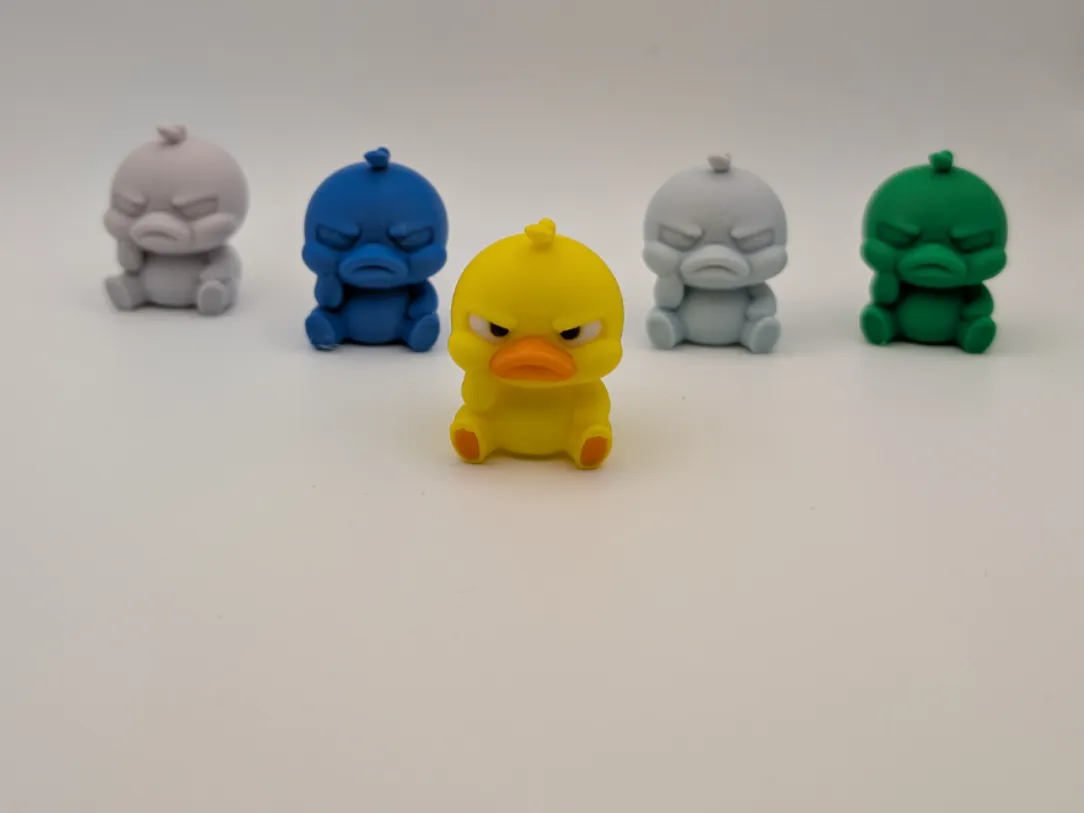 Angry Duck – Mini Fun Figurine - Free 3D Print Model - MakerWorld