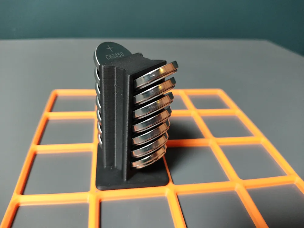 Gridfinity 2450 Coin Cell Battery Tower by plastiswede - MakerWorld