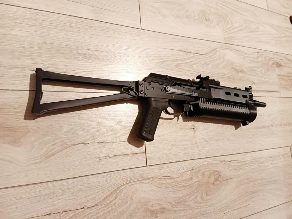PP-19 Bizon 9mm SMG based on AKS-74U assault rifle - Free 3D Print ...