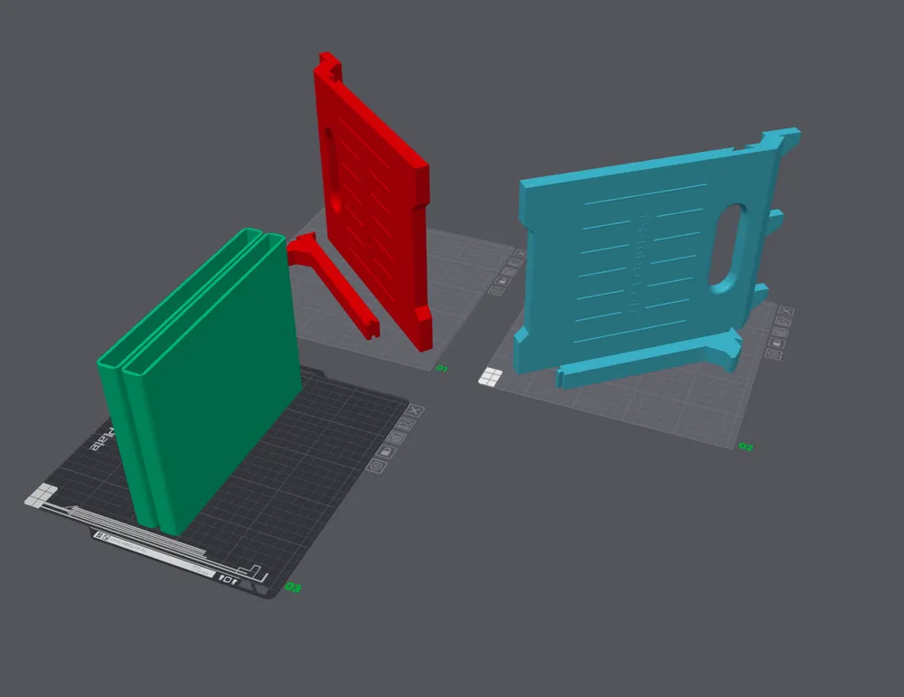 Bambu AMS Stacking Stand + Leg Extensions Riser by Exotech - MakerWorld