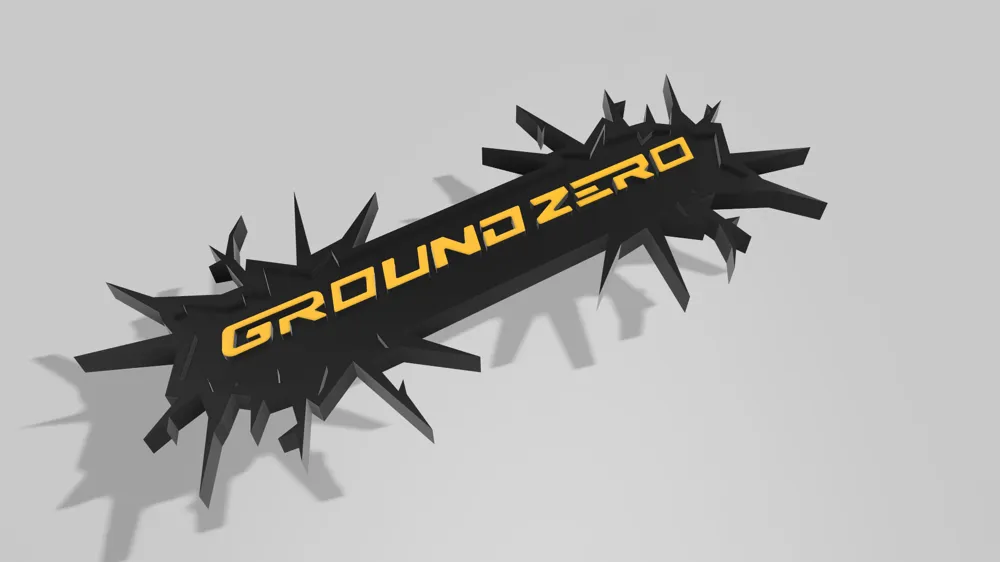 LOGO GROUND ZERO 3D by Maico3131 - MakerWorld